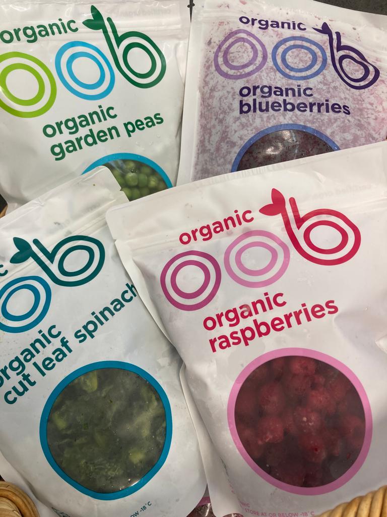 OOB Frozen Peas 400g – Brown Owl Organics